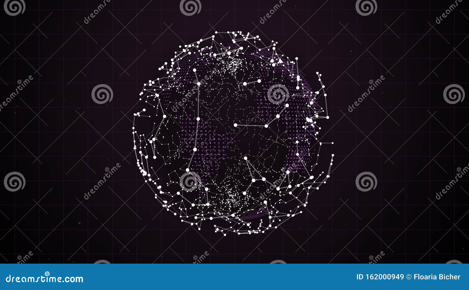 Visualization of Data Warehouse with Bytes of Files and Data. Stock ...