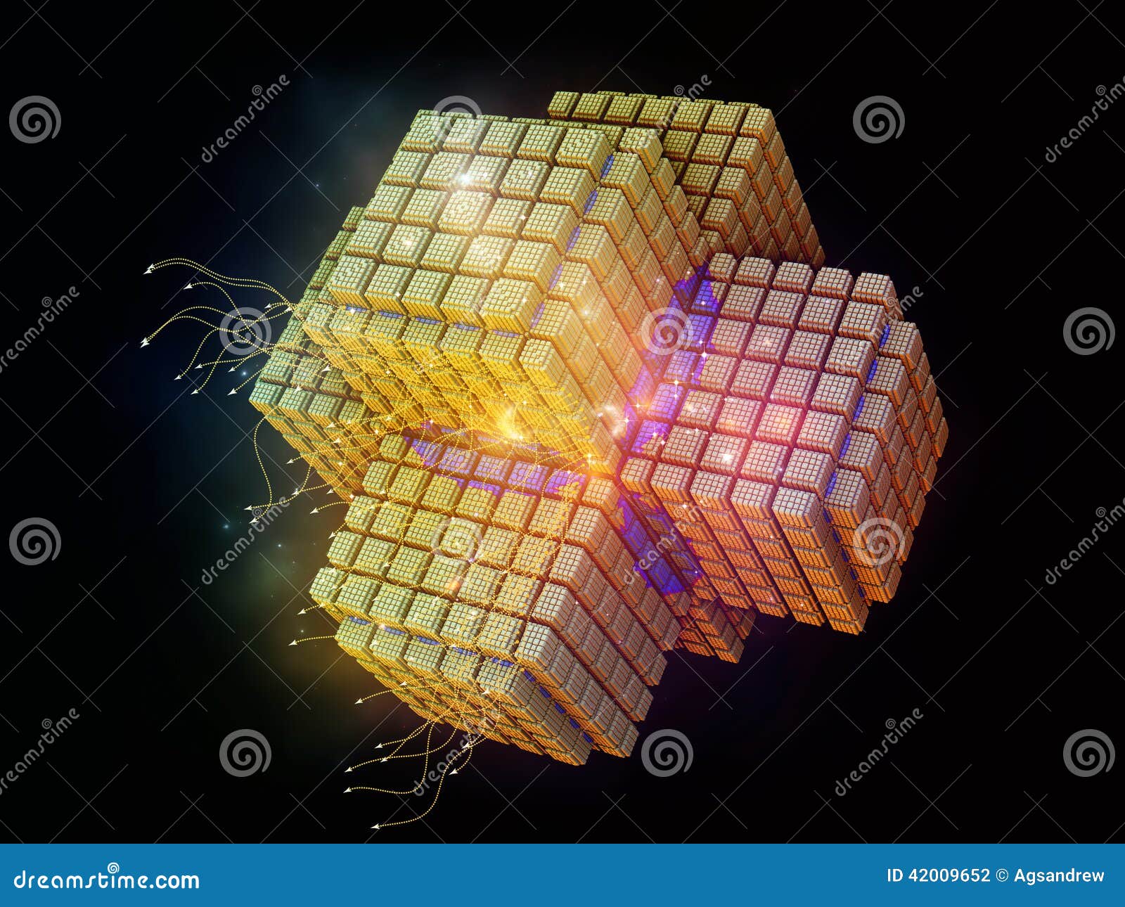 Visualization of Digital Design Element Stock Illustration ...