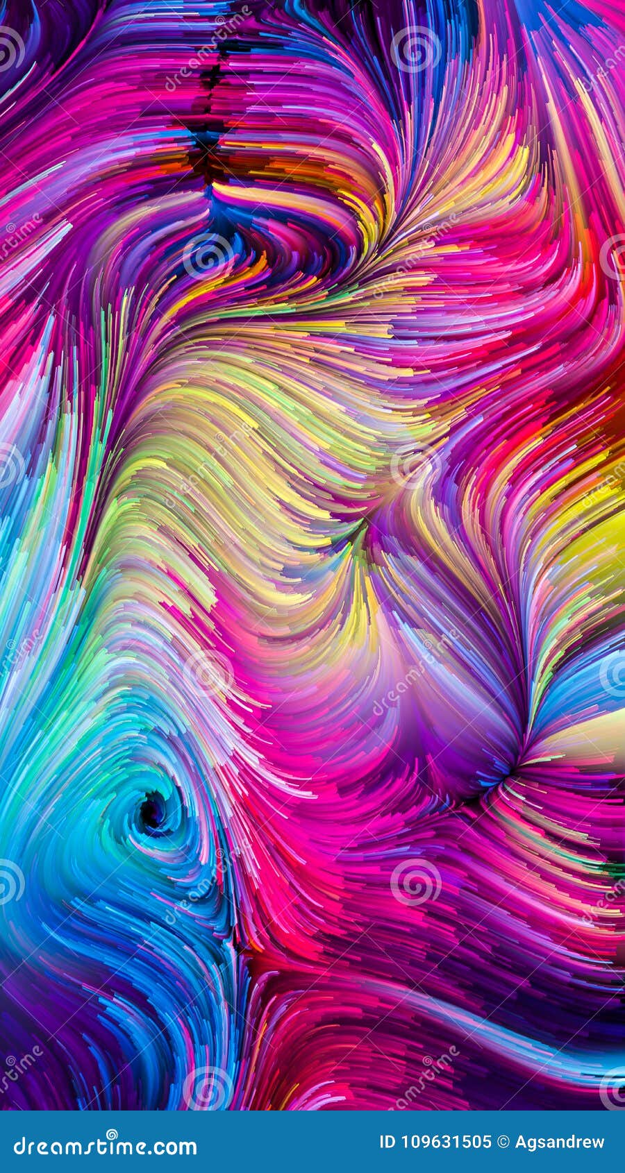 Visualization of Digital Paint Stock Image - Image of concept ...