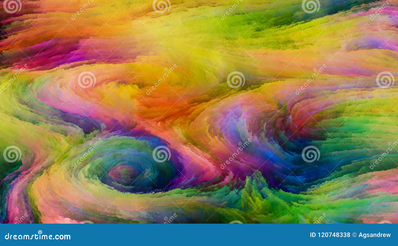 Visualization of Digital Paint Stock Illustration - Illustration of ...