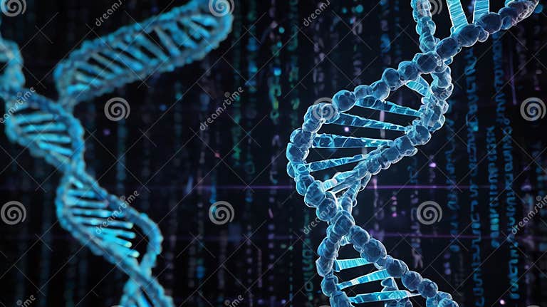 A Visualization of DNA Transformed into Digital Code, with Interactive ...