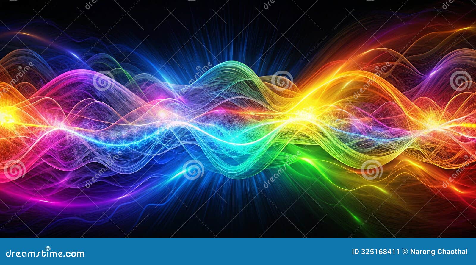 Visualization of Electromagnetic Waves in Vibrant Colors and Dynamic ...