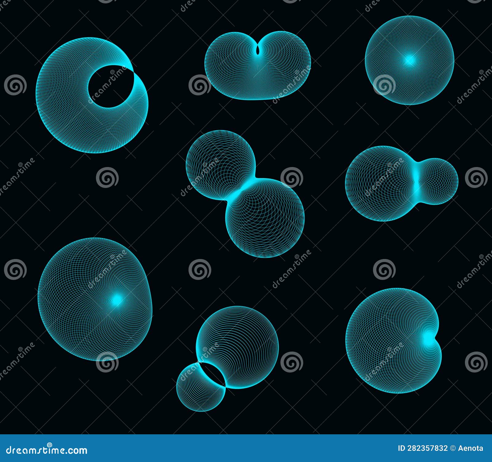 Visualization of Envelope for Two Circles - Beauty of Math - Vector ...