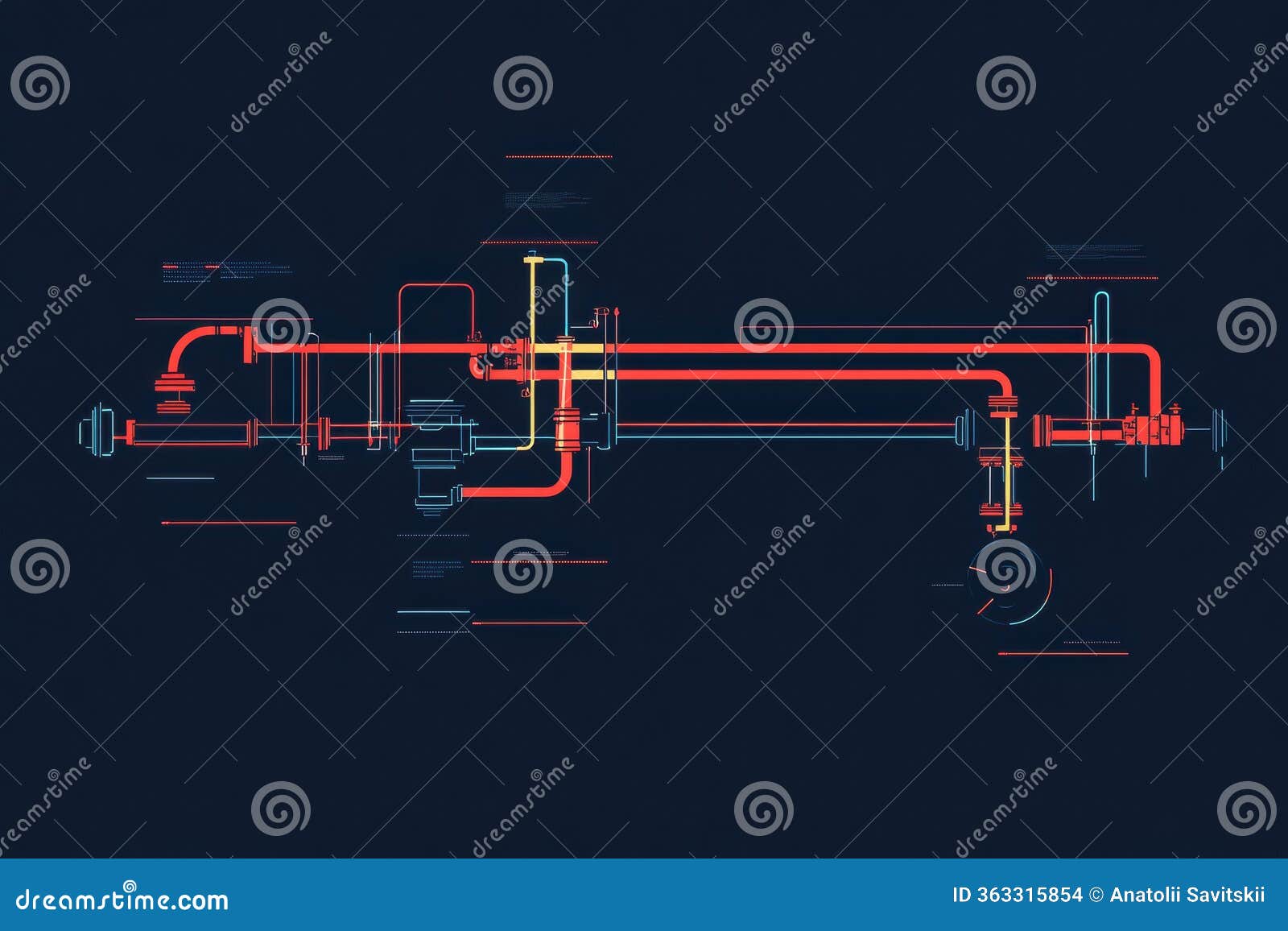 Visualization of Gas Pipeline Systems Displaying Flow Dynamics in a ...