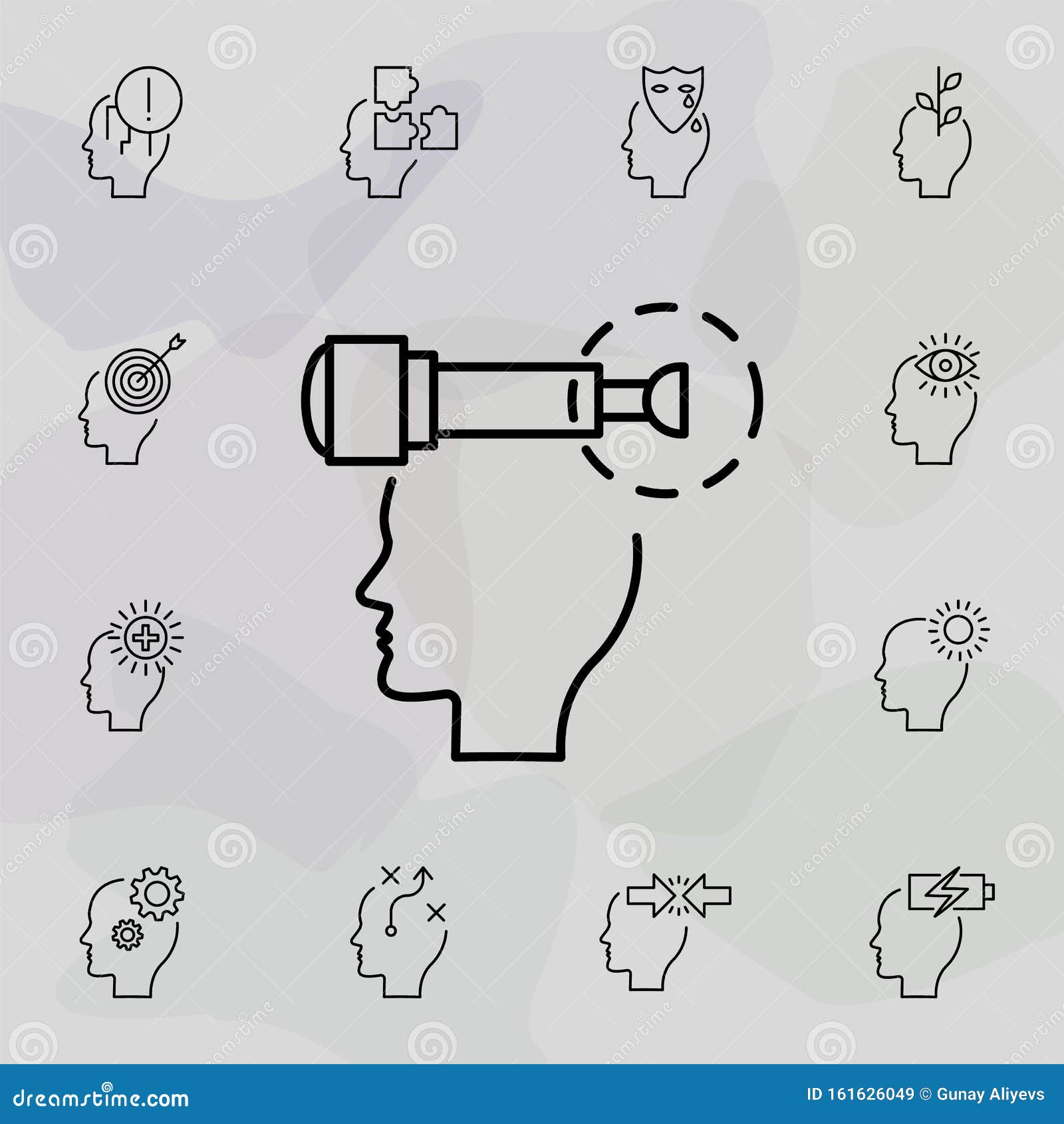 Visualization, Head, Think Icon. Universal Set of Creative Thinking for ...
