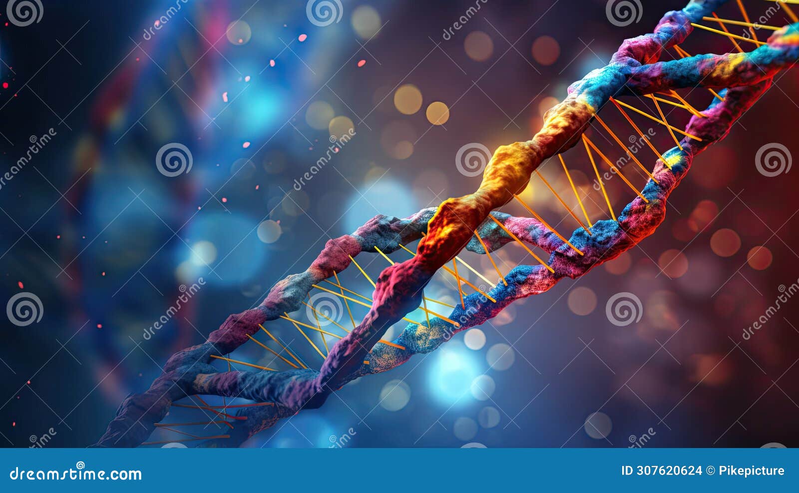 Visualization Infographics Dna Stock Illustration - Illustration of ...