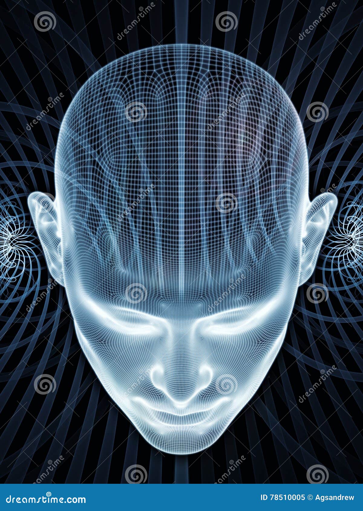 Visualization of Insight stock illustration. Illustration of cyberspace ...