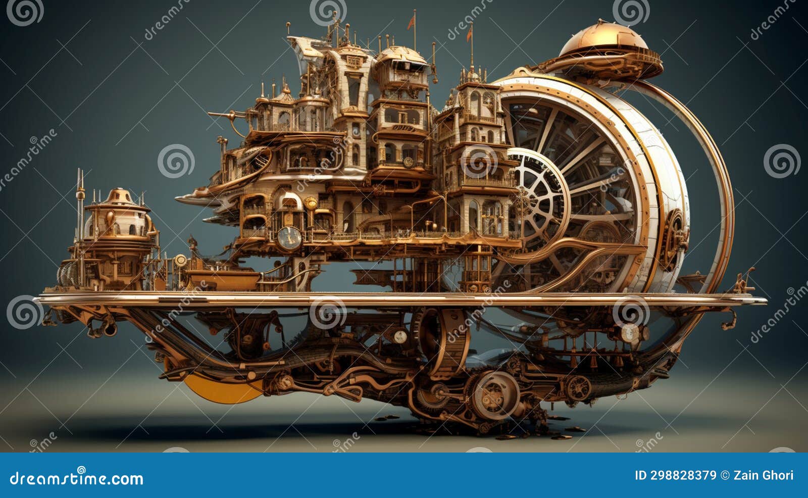Visualization of an Intricately Detailed, Steampunk-inspired Time ...