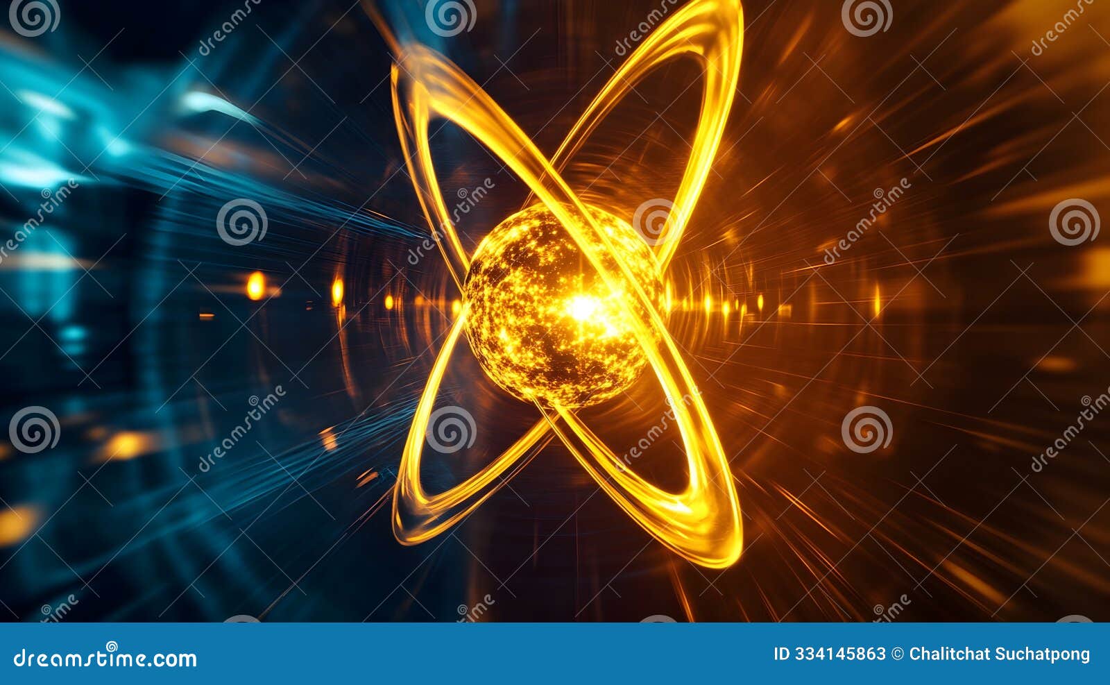 Glowing Isotopes From Nuclear Fission Transformation In Abstract ...