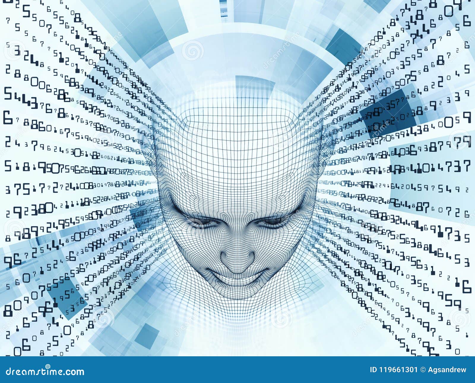 Visualization of the Mind stock illustration. Illustration of ...