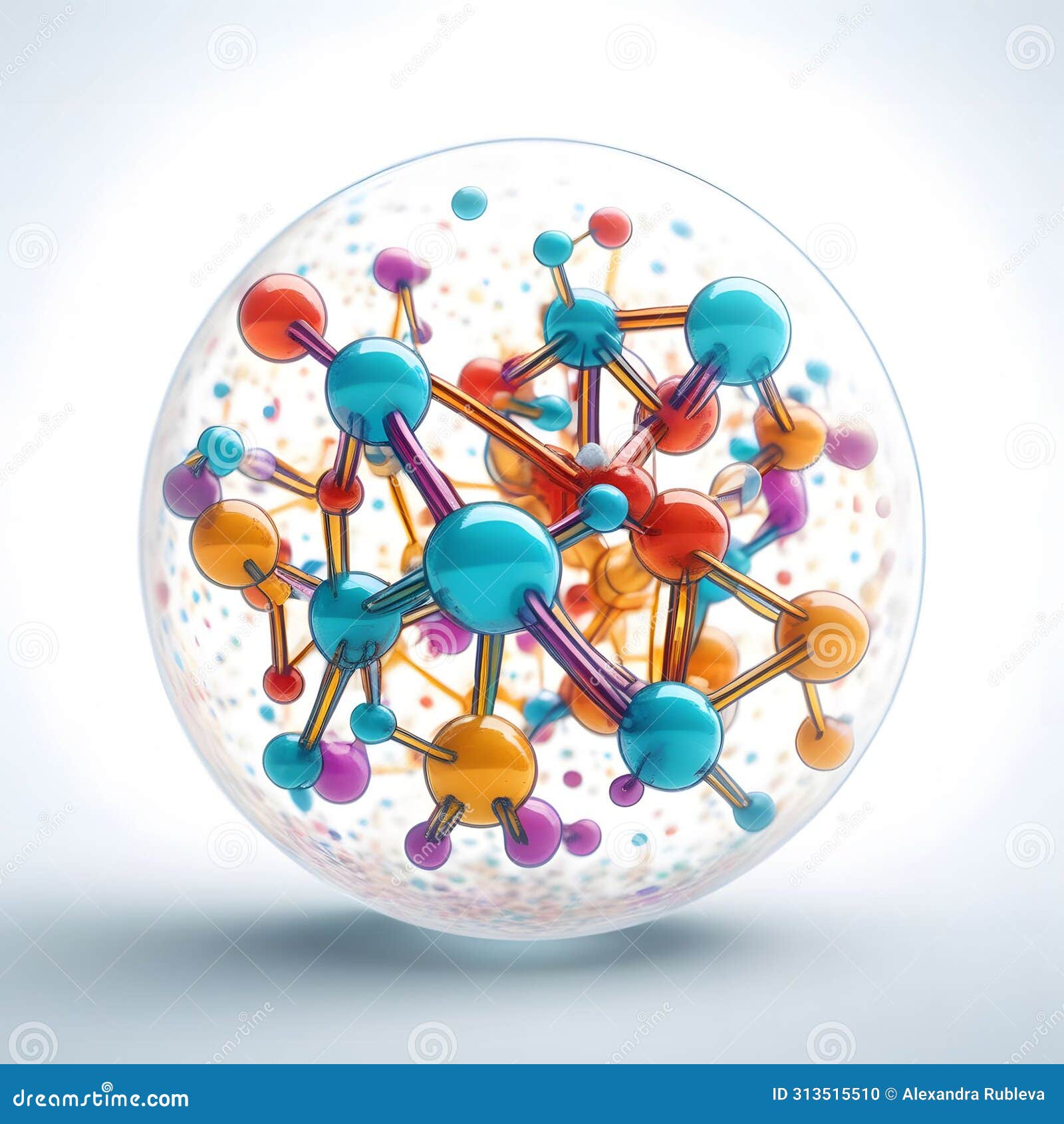 Visualization of the Molecular Structure in the Texture of Glass ...