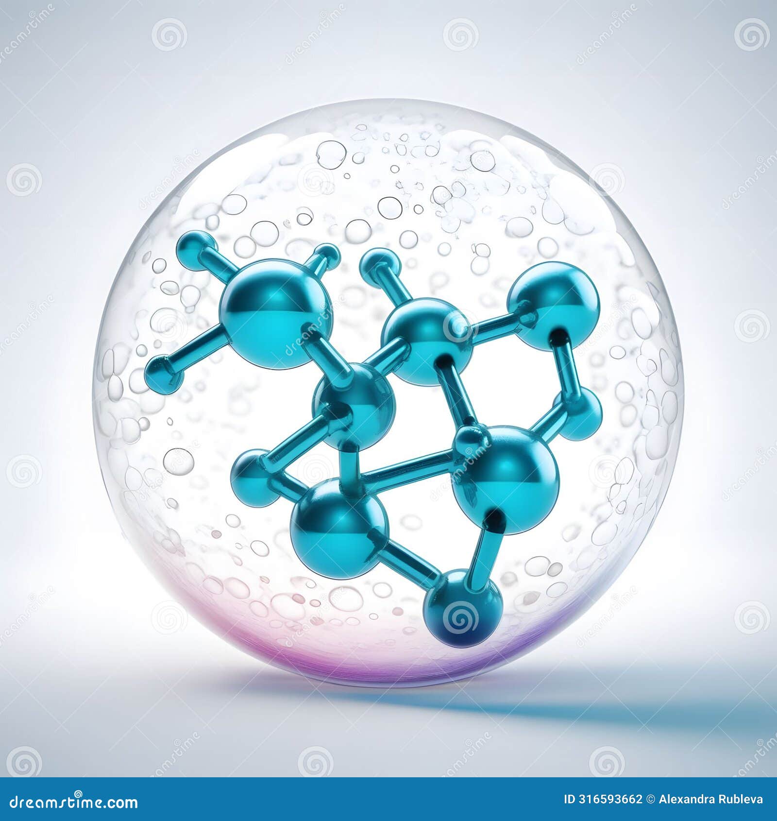 Visualization of the Molecular Structure in the Texture of Glass ...