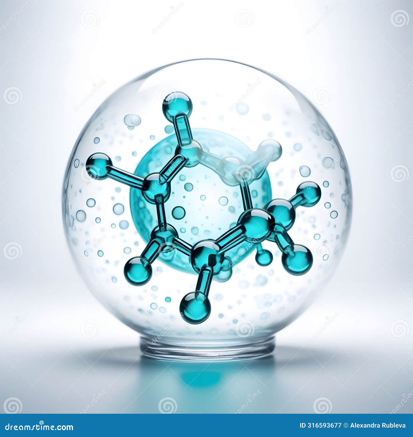 Visualization of the Molecular Structure in the Texture of Glass ...