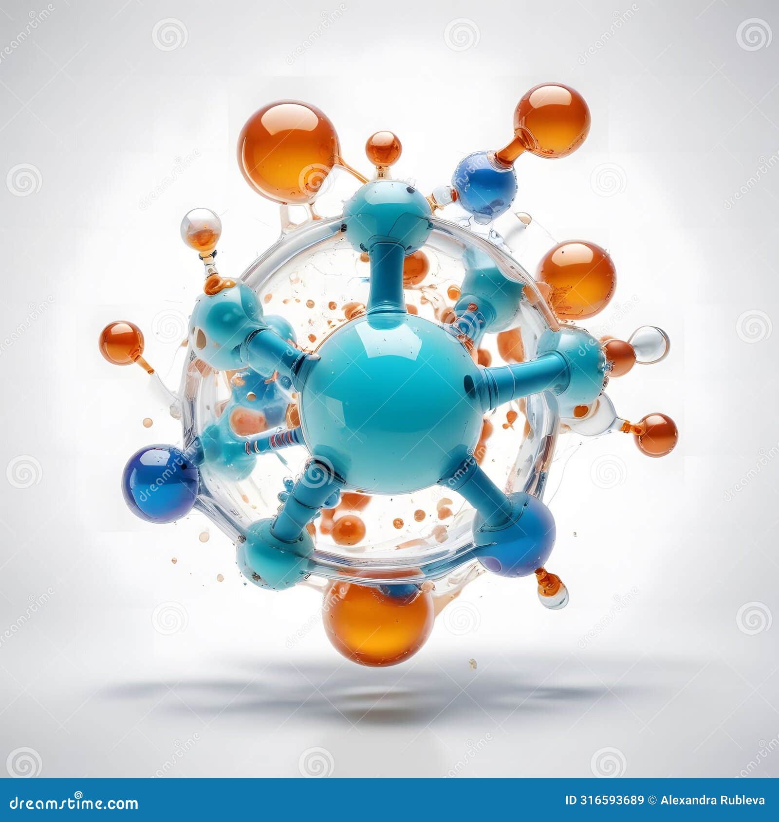 Visualization of the Molecular Structure in the Texture of Glass ...