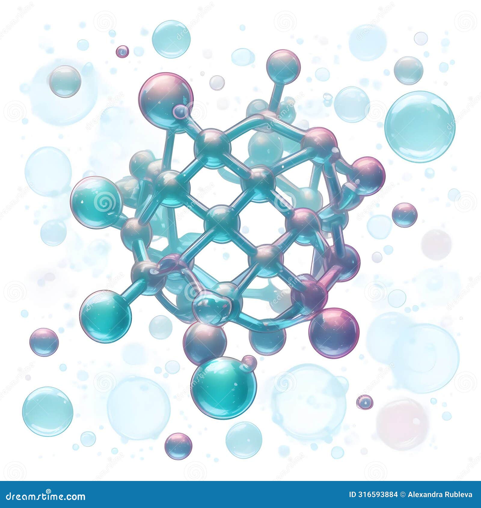 Visualization of the Molecular Structure in the Texture of Glass ...