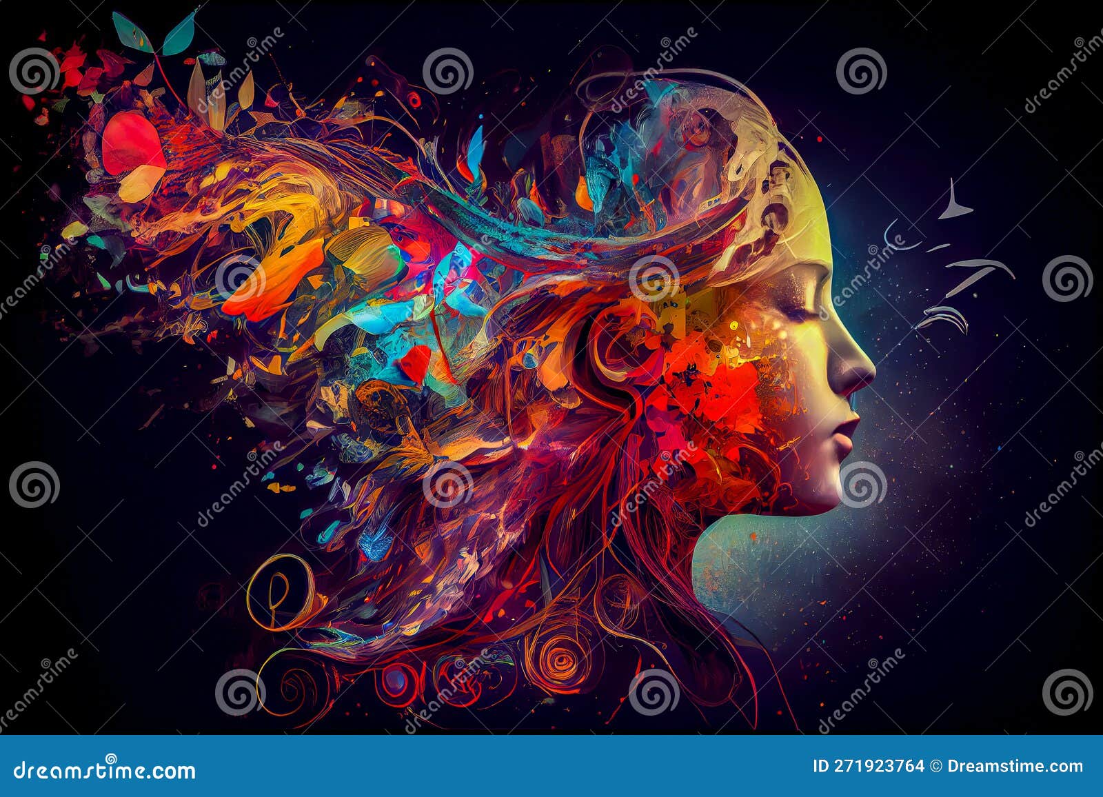 Visualization of Music in the Human Head. Generative AI, Generative, AI ...