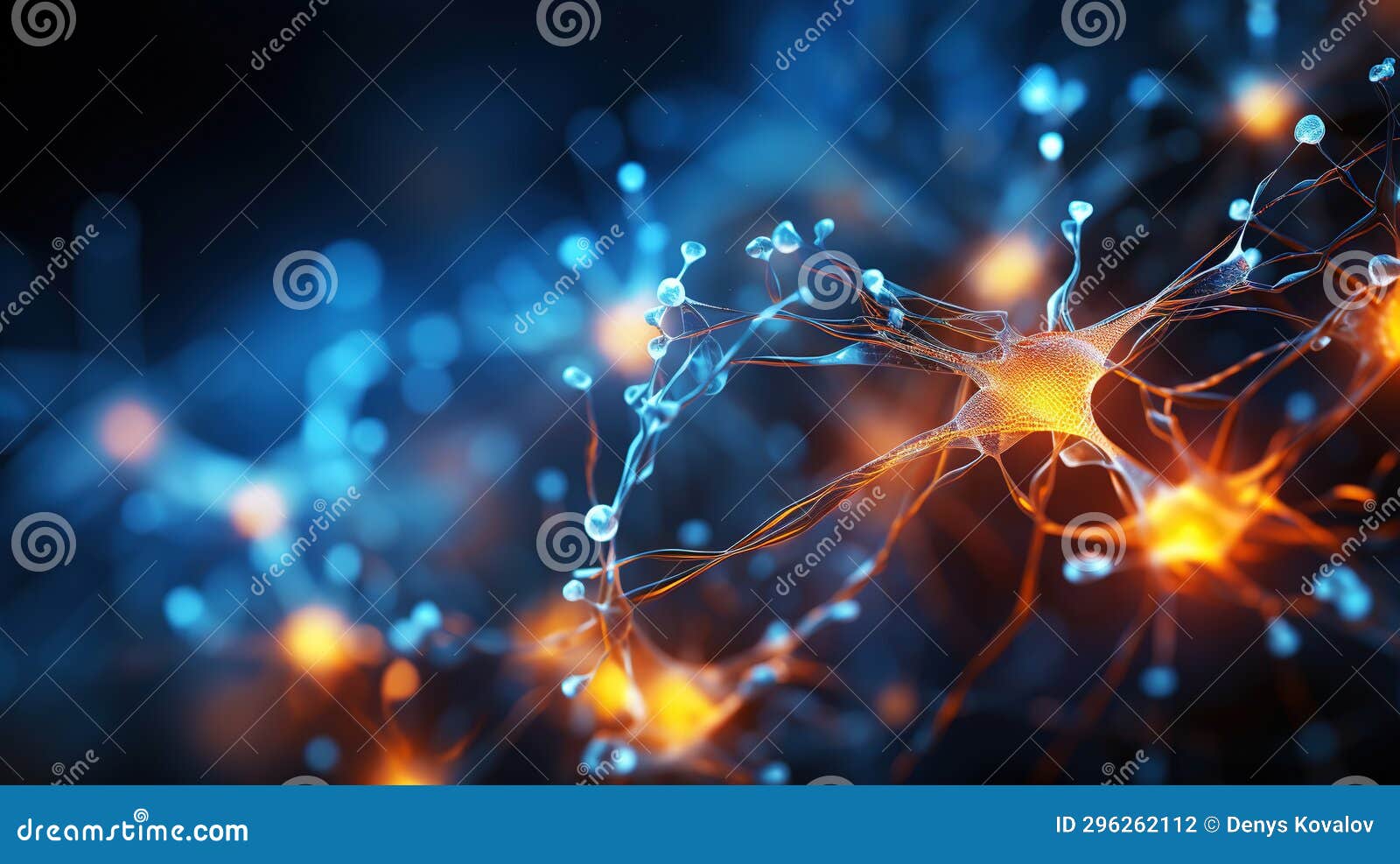 Visualization of Neurons in the Human Brain. Overview of Brain Cells ...