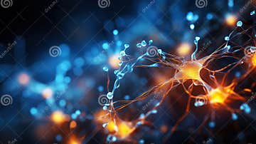 Visualization of Neurons in the Human Brain. Overview of Brain Cells ...