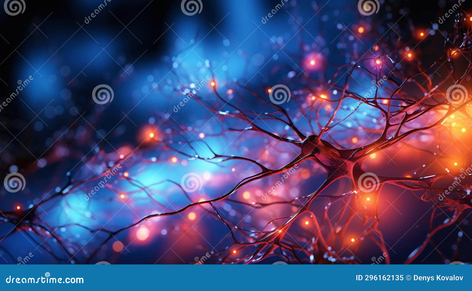 Visualization of Neurons in the Human Brain. Overview of Brain Cells ...