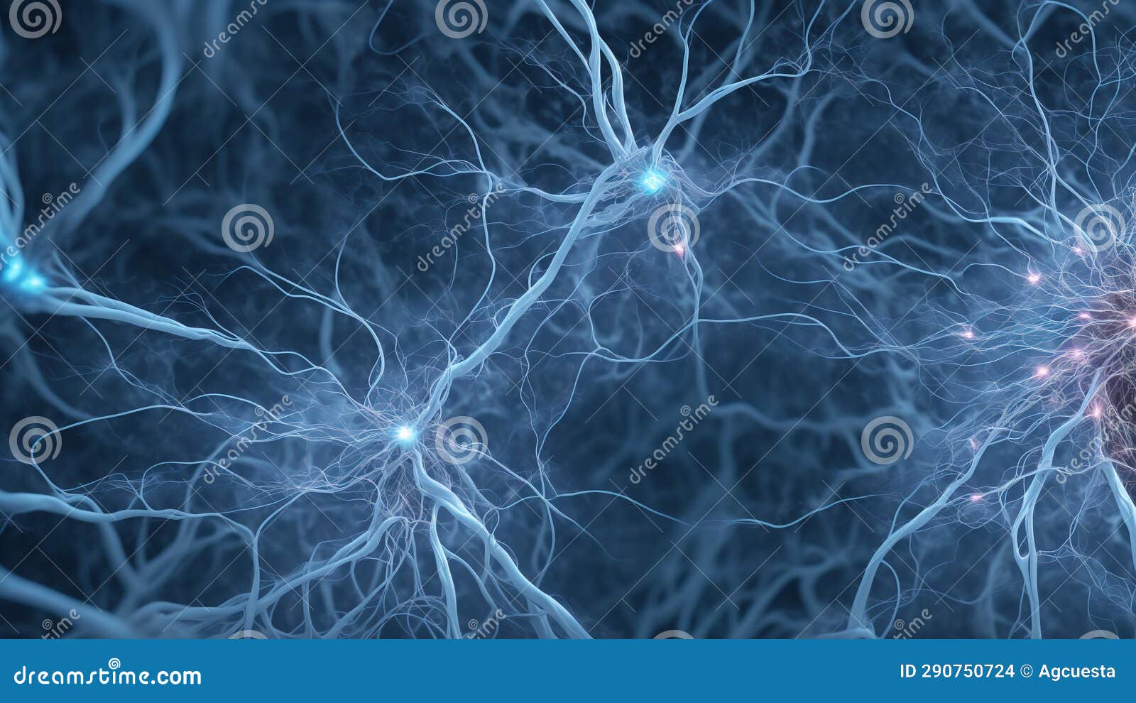 Visualization of Neurons Under an Electron Microscope. a Cluster of ...