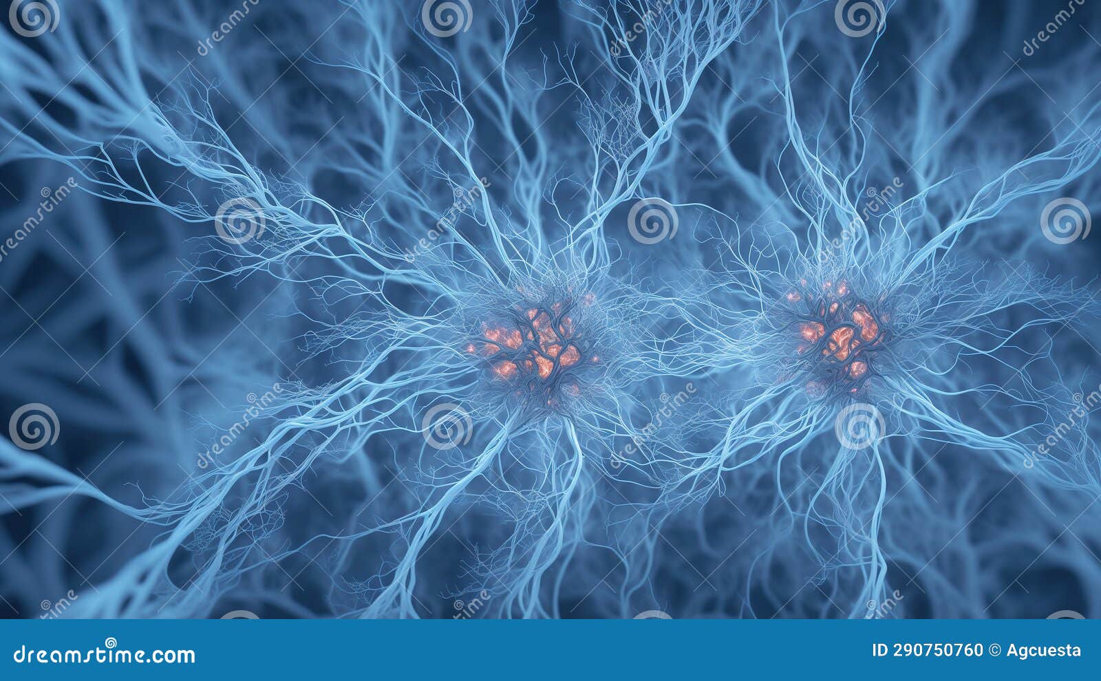 Visualization of Neurons Under an Electron Microscope. a Cluster of ...