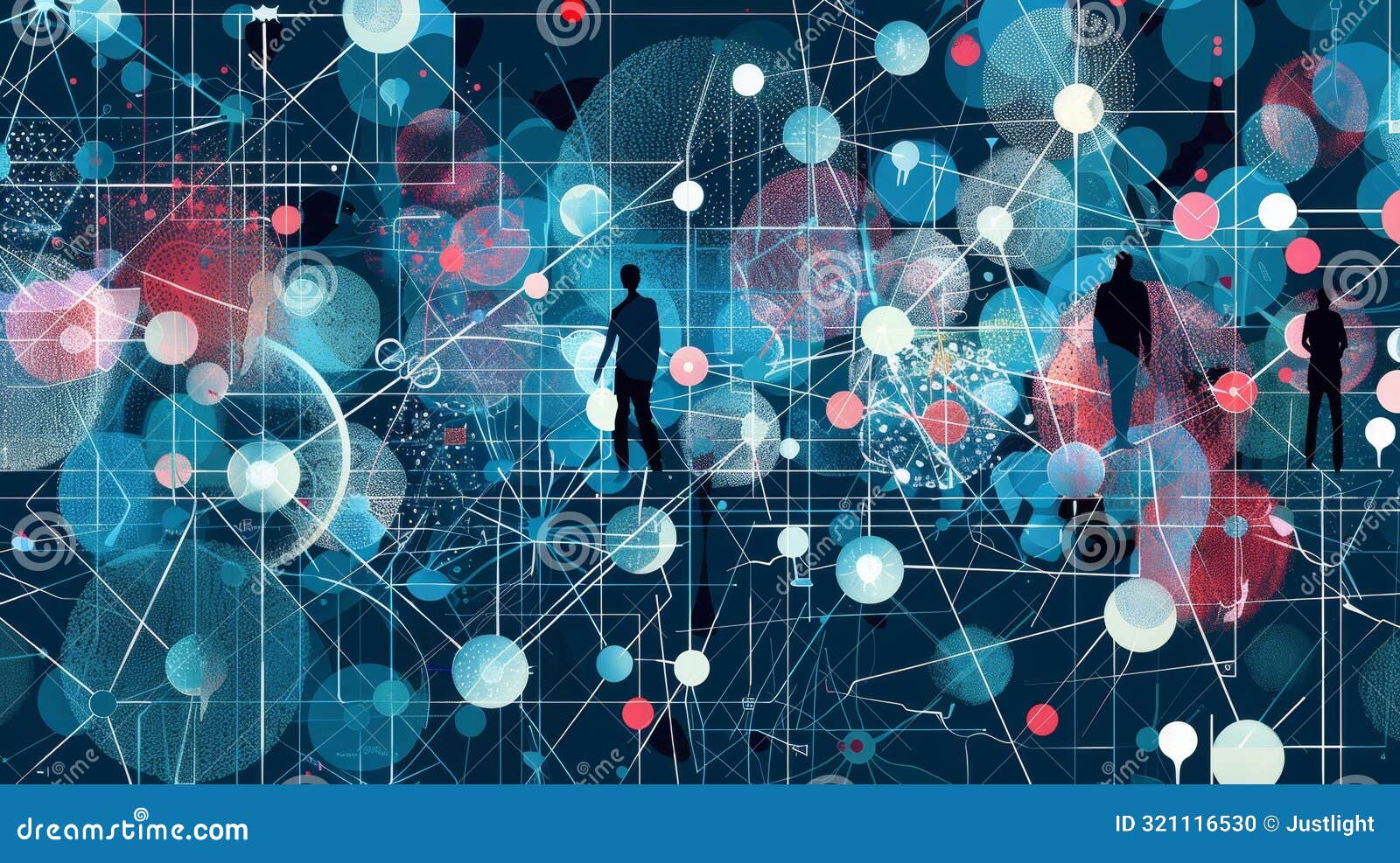 A Visualization of Patient Data in a Network Diagram Highlighting ...