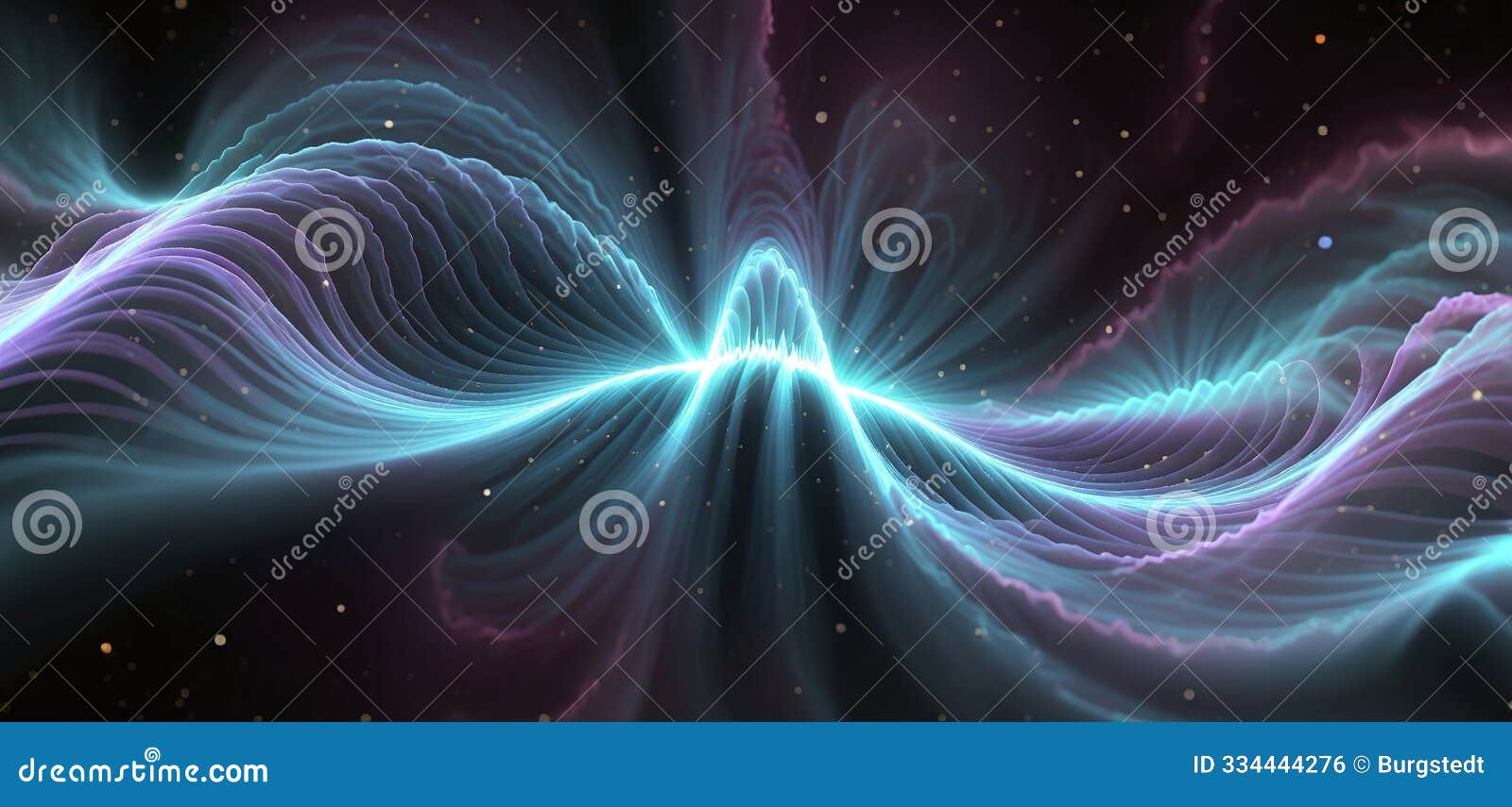 Visualization of Propagating Colored Electromagnetic Waves Stock ...