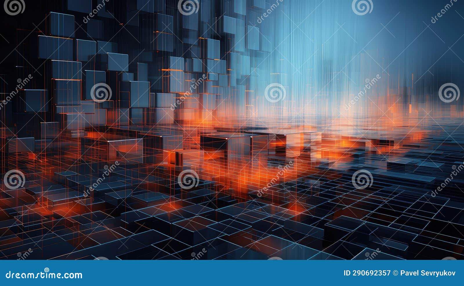 Visualization Of Sorting Data Abstract Processing Of Information Flow Vector Database