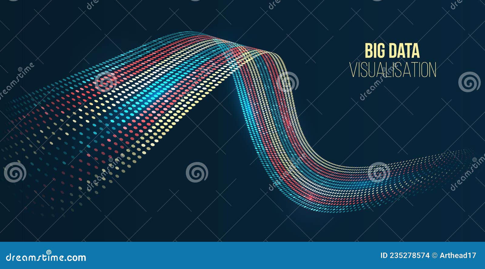 Visualization of Sorting Data, Abstract Processing of Information Flow. Vector Database ...
