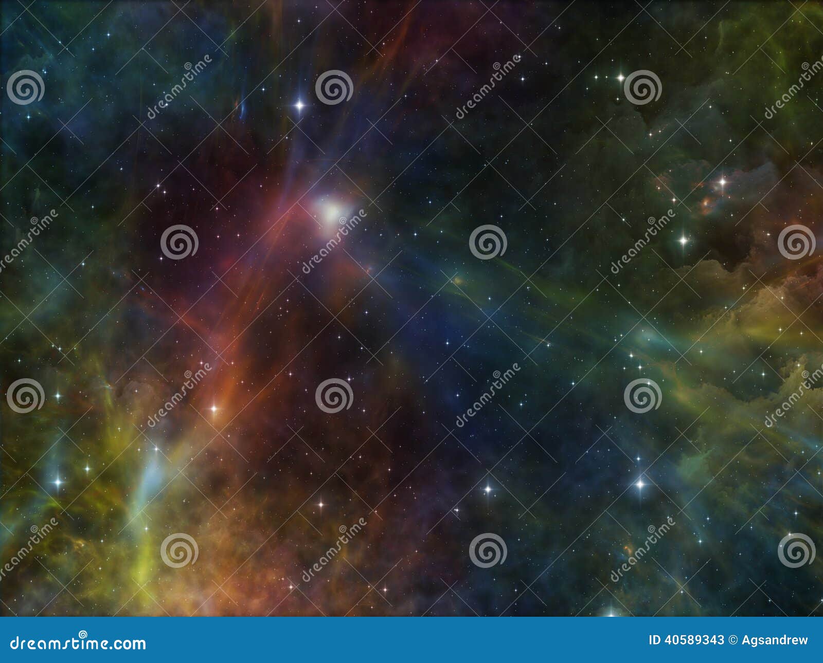 Visualization of Space stock illustration. Illustration of infinity ...