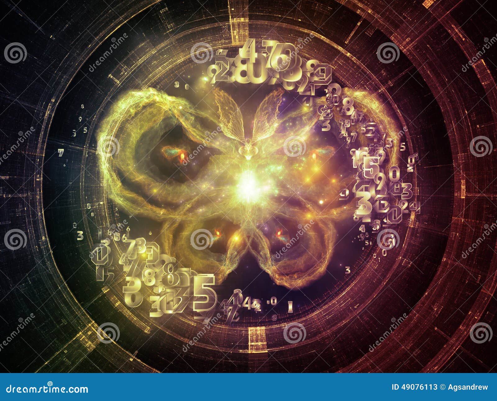 Visualization of Symmetry stock illustration. Illustration of ...