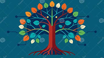 A Visualization of a Tree with Roots Representing Coping Mechanisms and ...