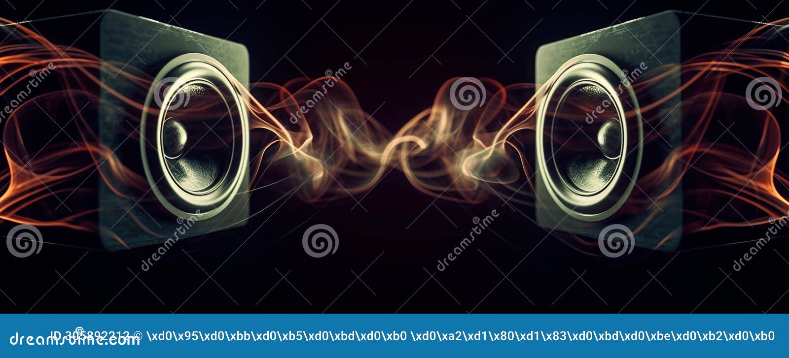 Visualization of Two Sound Waves Colliding between Two Speakers on a ...