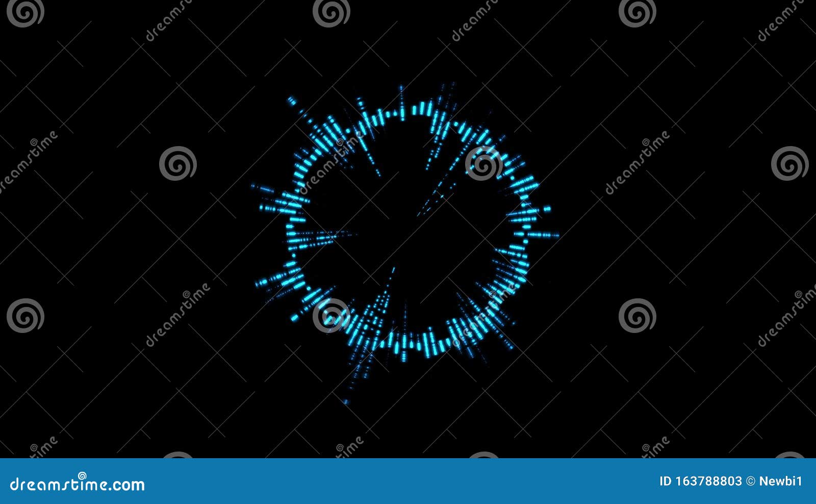 Visualization of Voice Record, Artificial Intelligence. Music Equalizer ...