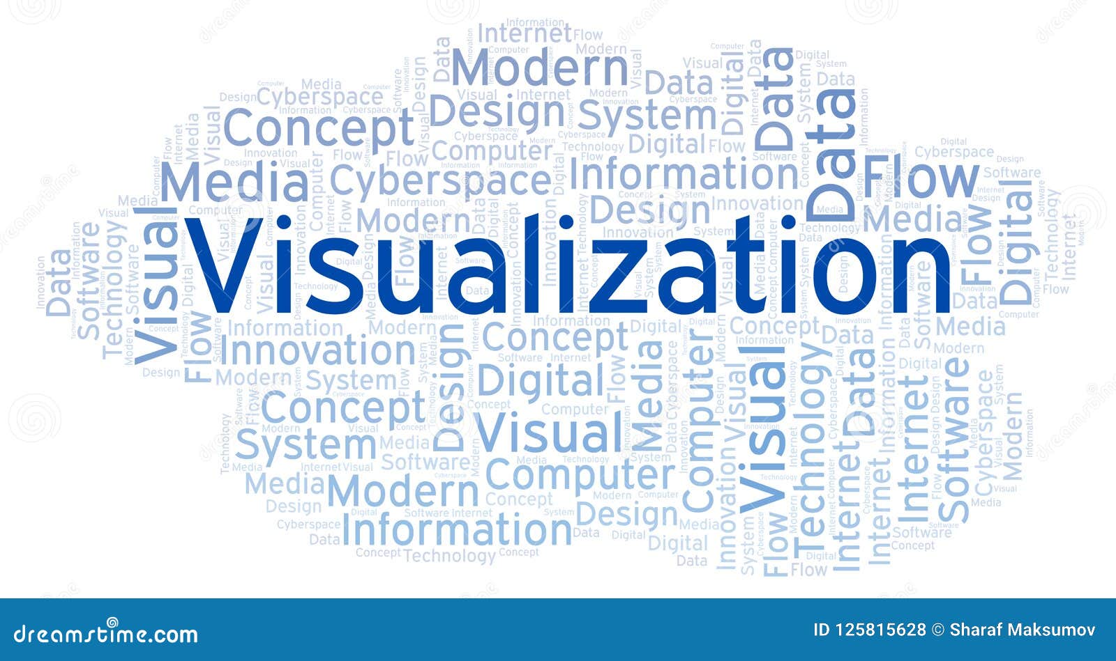 Visualization word cloud. stock illustration. Illustration of system ... Visualization word cloud. stock illustration. Illustration of system ...