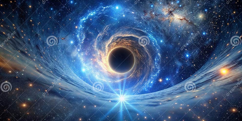 Visualization of a Wormhole in a Star Cluster Aweinspiring Cosmic ...