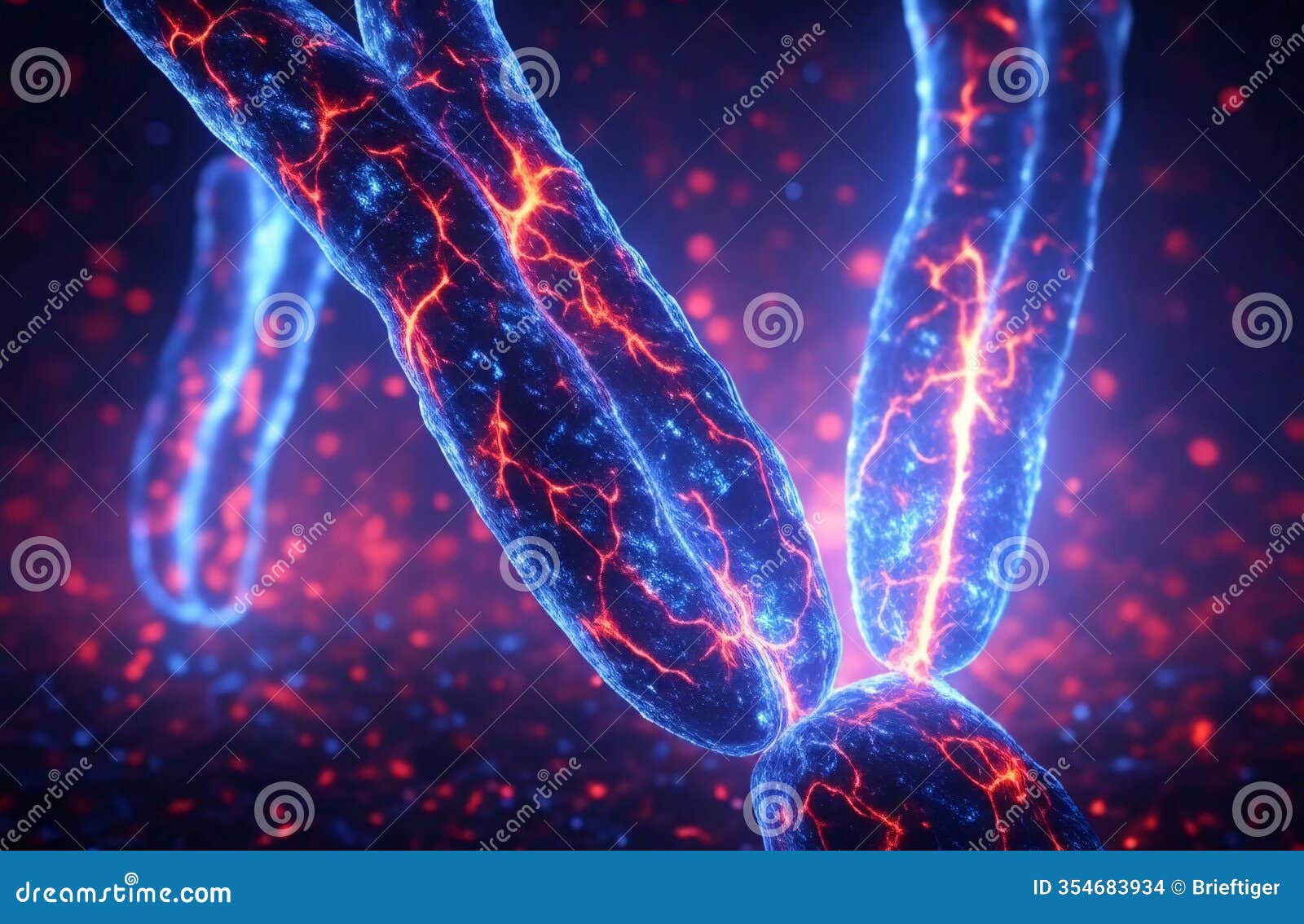Chromatin Architecture: Conceptual Breakdown Of DNA Stock Photography ...