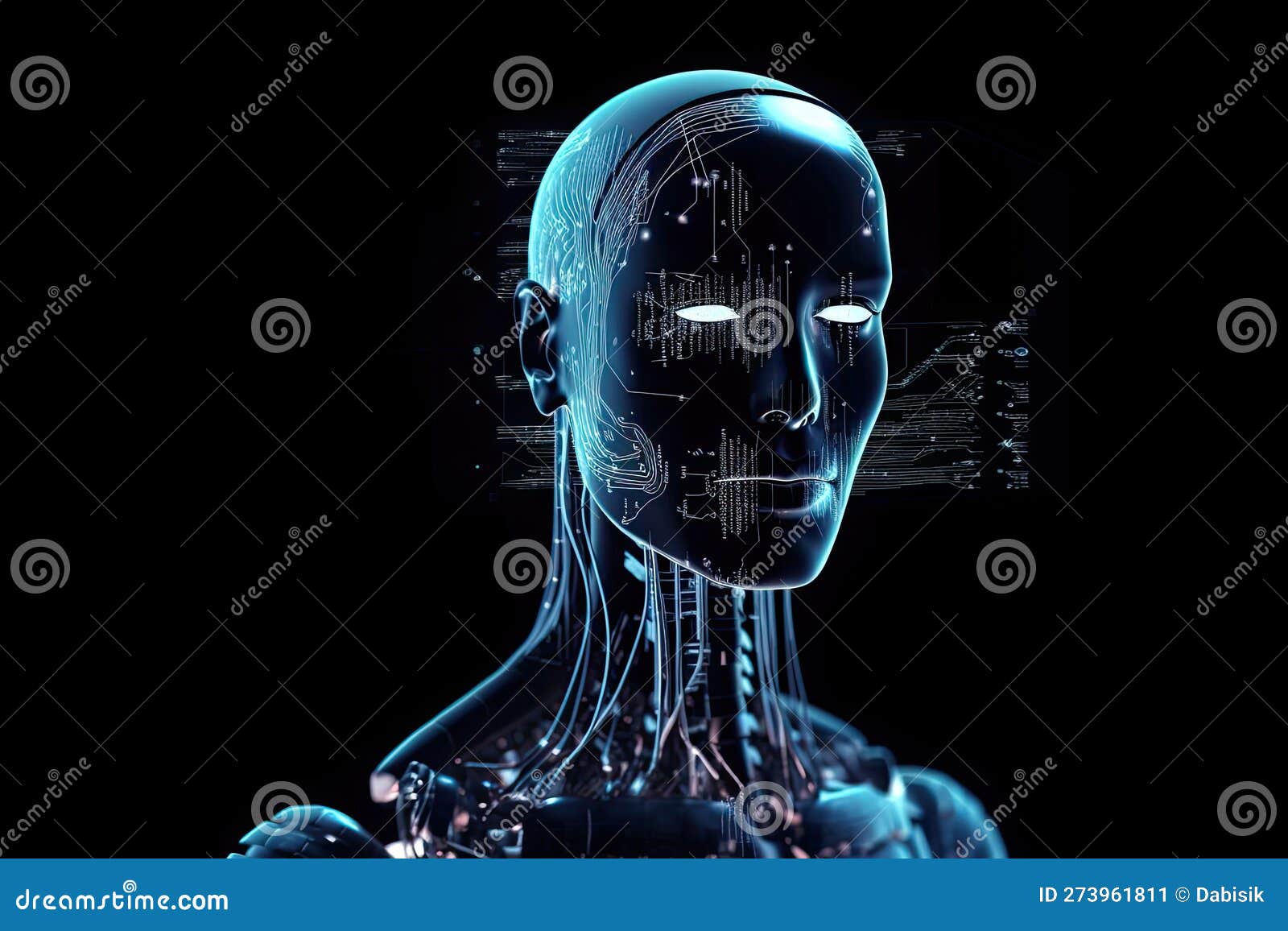 Human Consciousness in Artificial Intelligence. Android with Neurals ...
