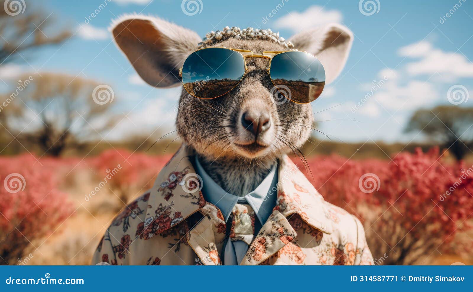 A kangaroo stock illustration. Illustration of elegant - 314587771