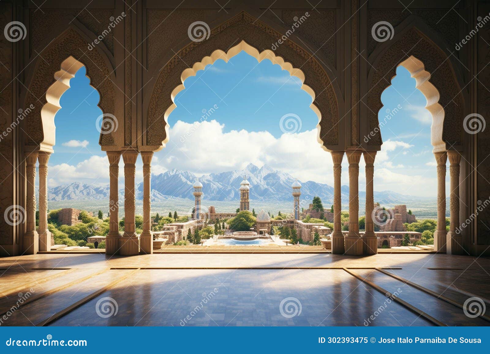 Visualize the Diverse Landscapes of Islamic Stock Illustration ...