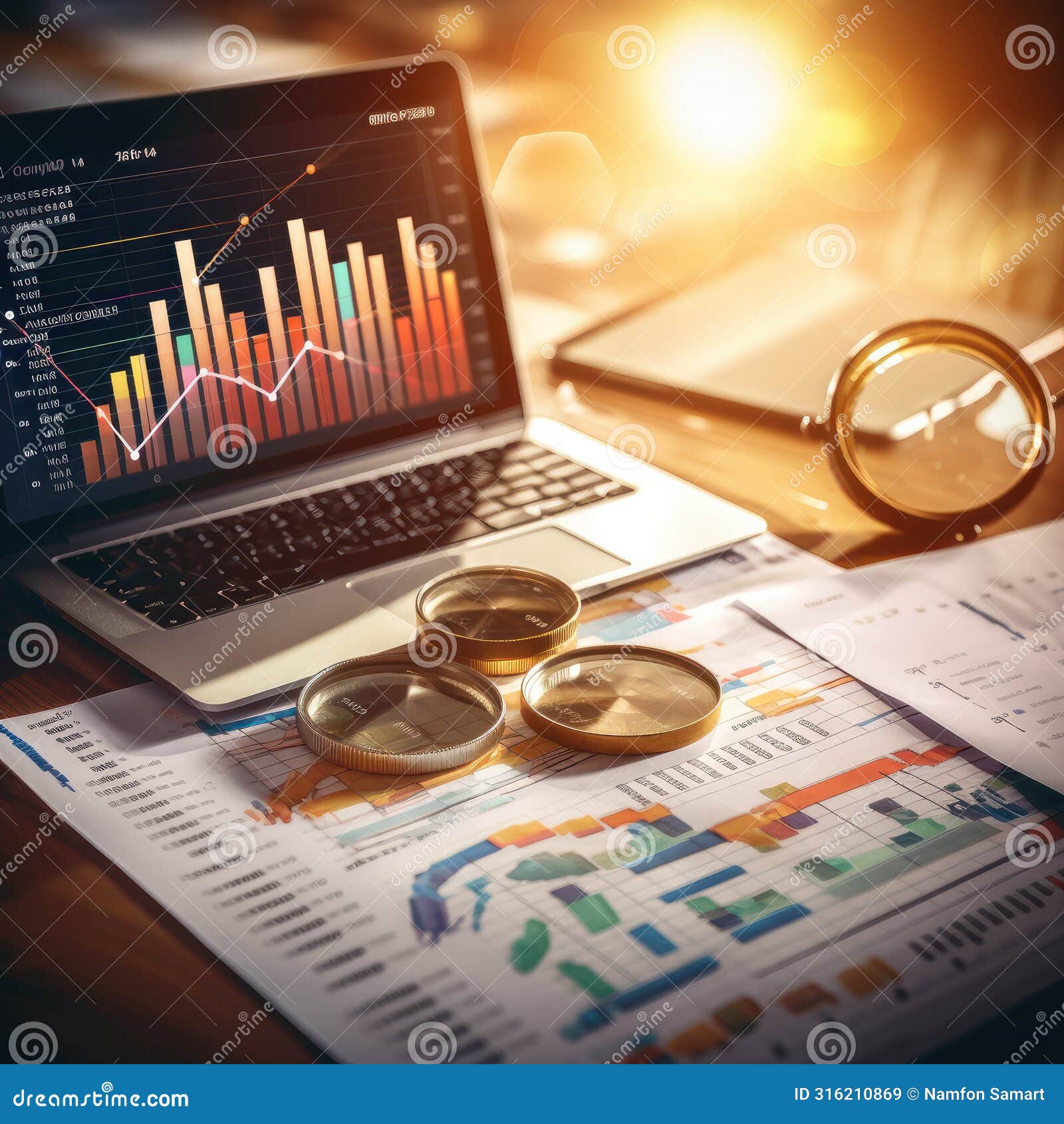 Visualize the Essence of Financial Success and Strategy in this ...