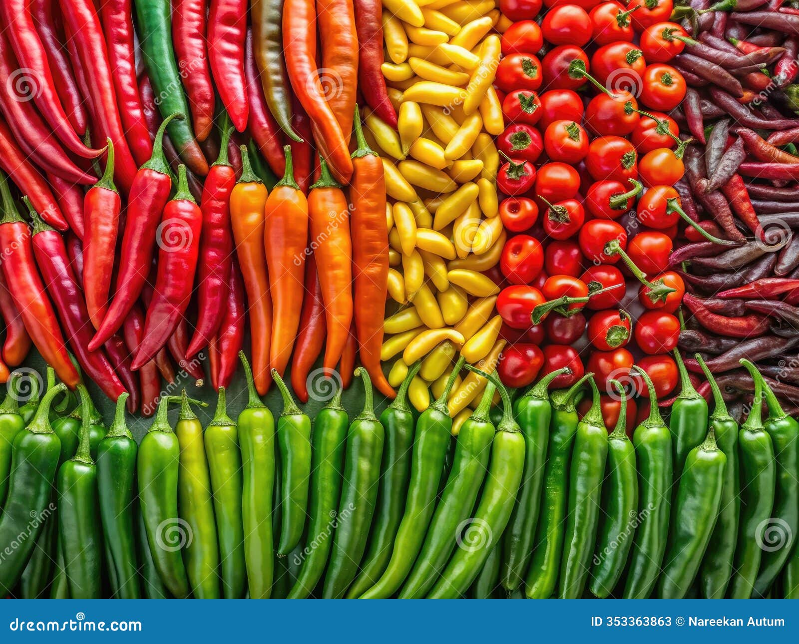 Chili Pepper Heat Chart Scoville Heat Units Color Guide and Pepper ...