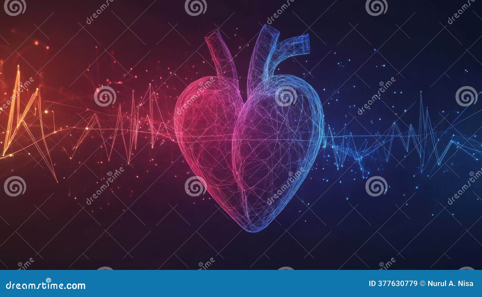 Medical Visualization Of A Cross-sectioned Colon And Blood Vessels ...