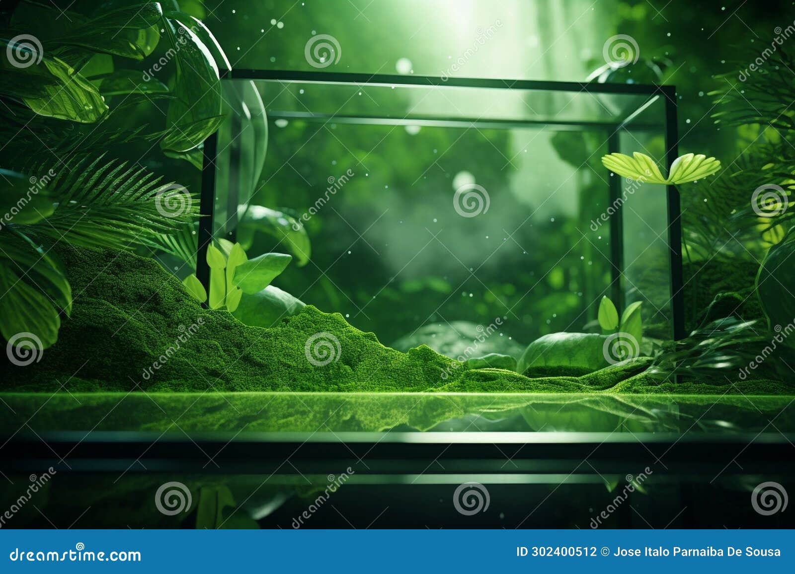 Visualize the Impact of Green Background Stock Illustration ...