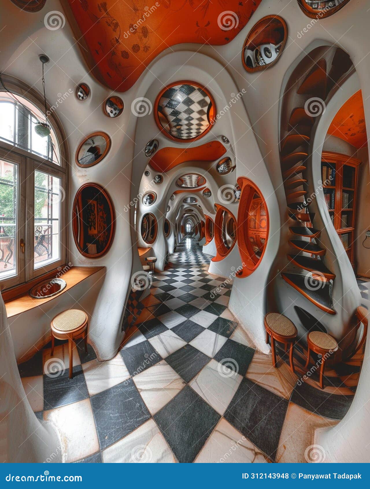 Visualize A Mind-bending Scene Where The Laws Of Physics Blur, Depicting Dream Realms As ...