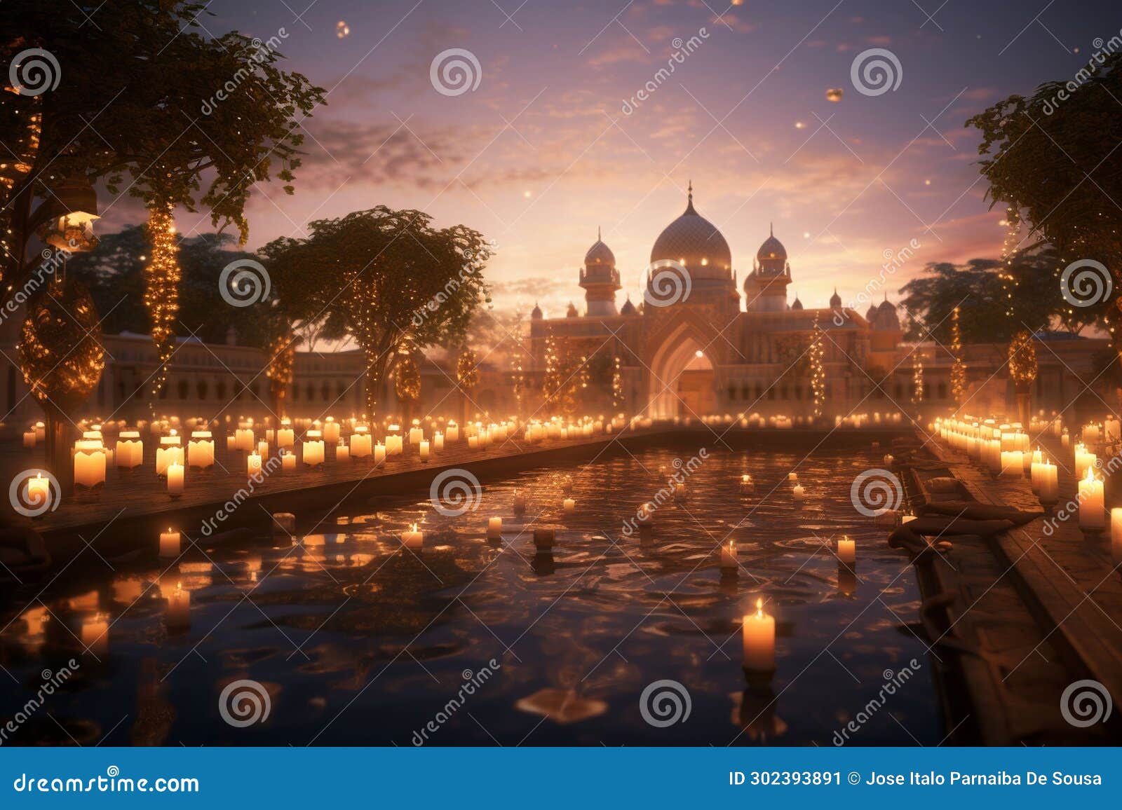 Visualize the Moments of Prayer and Reflection Stock Illustration ...