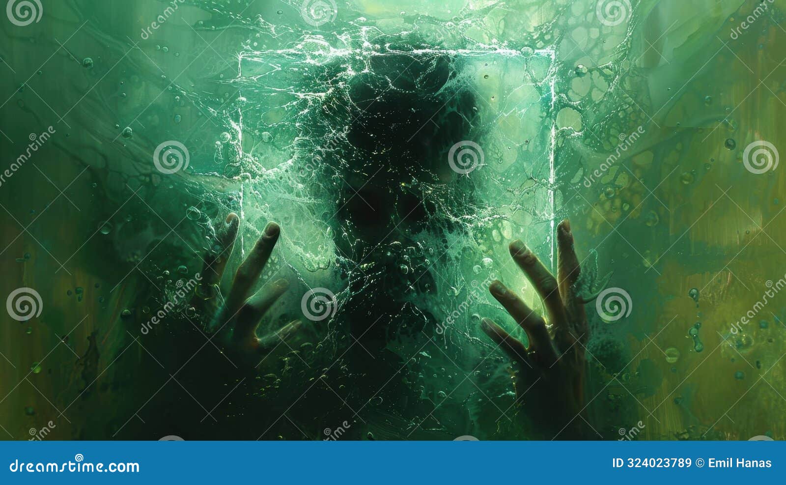 Loneliness, Isolation, Limitation, Fear. a Man in a Cube "Bound by ...