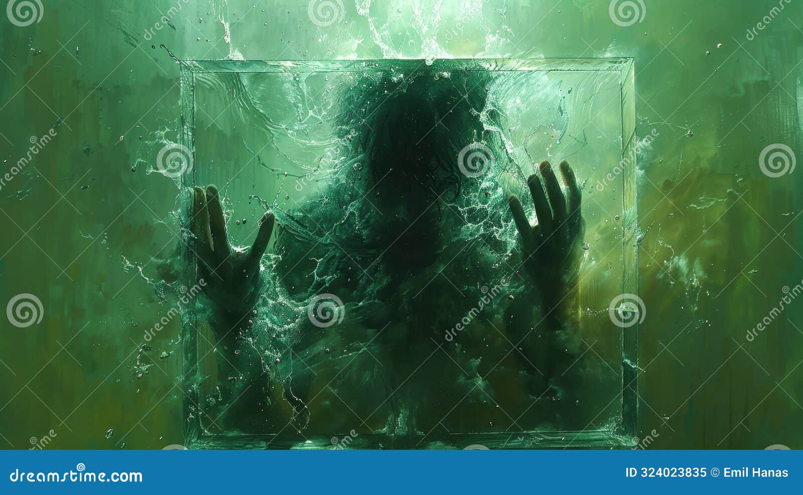 Loneliness, Isolation, Limitation, Fear. a Man in a Cube "Bound by ...