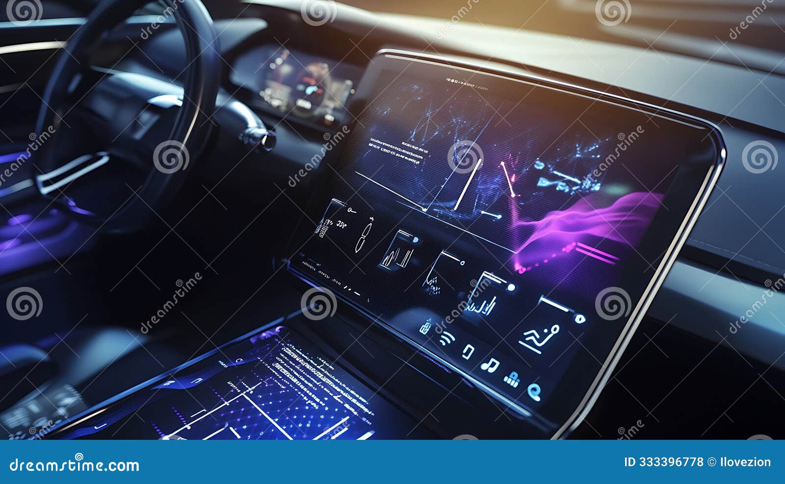 Visualized Interaction Between A Car's Infotainment System And The HVAC ...