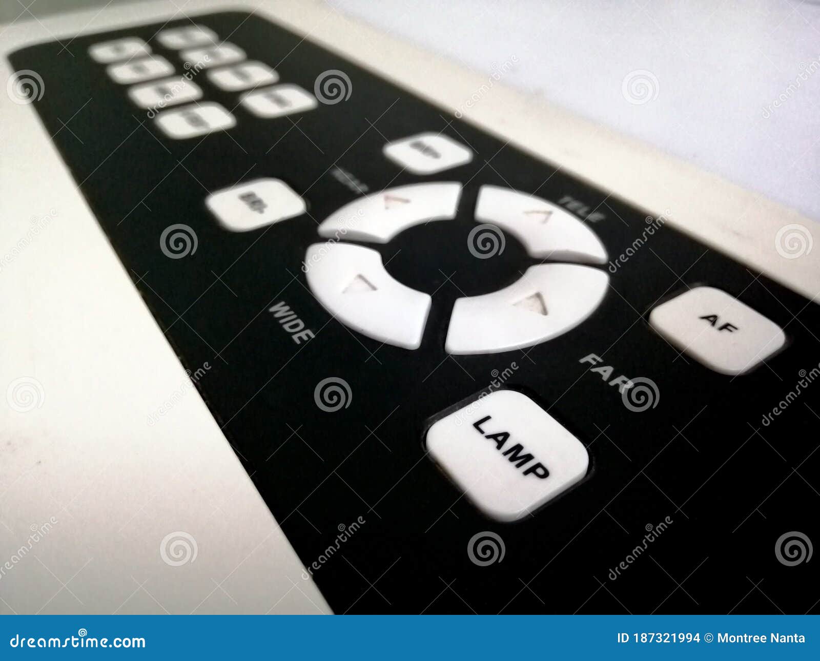Keypad on Digital Visualizer. Stock Photo - Image of security, button ...